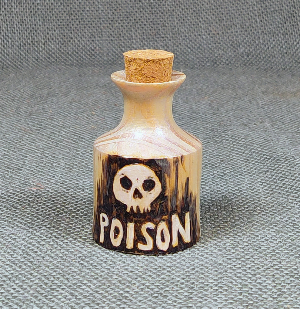 Wood Potion Bottle – Ghost Pepper Gallery